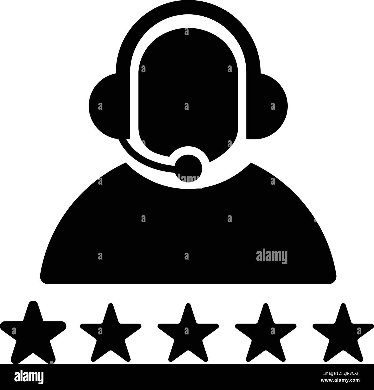 Customer, feedback icon is isolated on white background. Use for ...