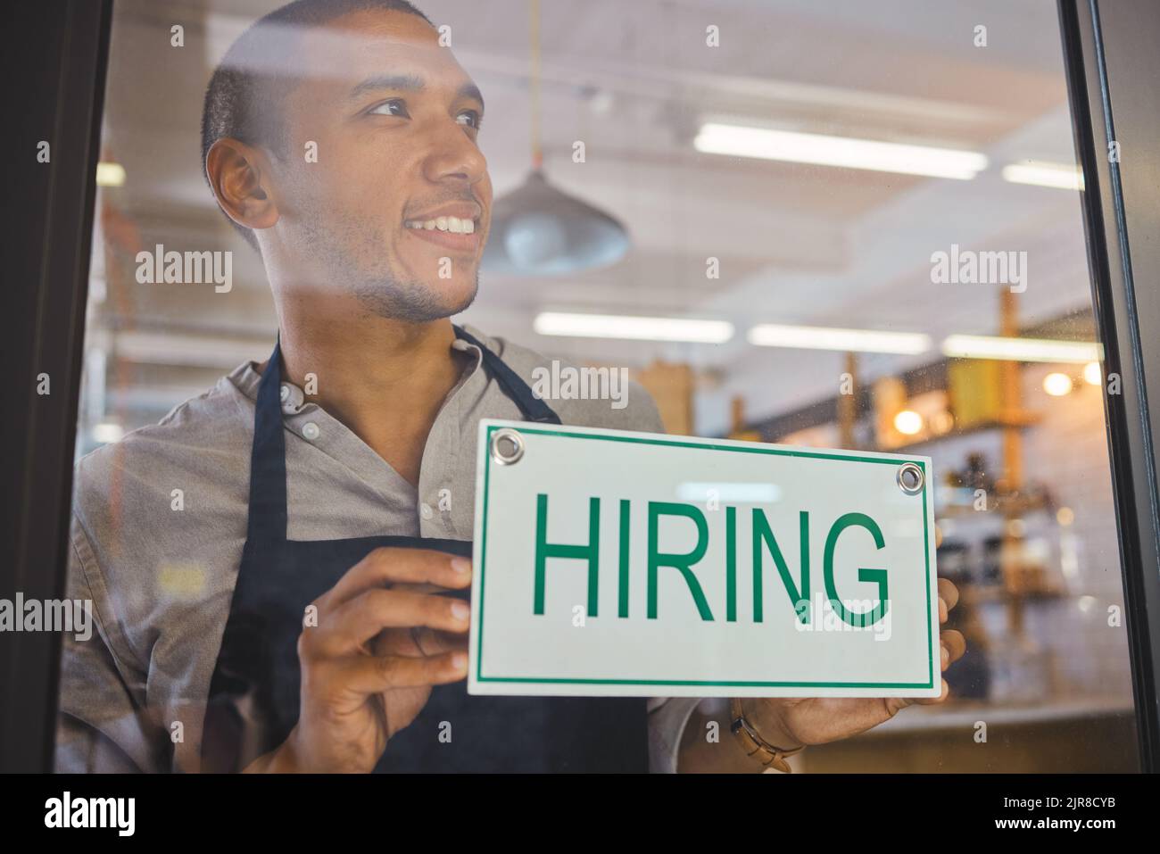 Shop door open help hi-res stock photography and images - Alamy
