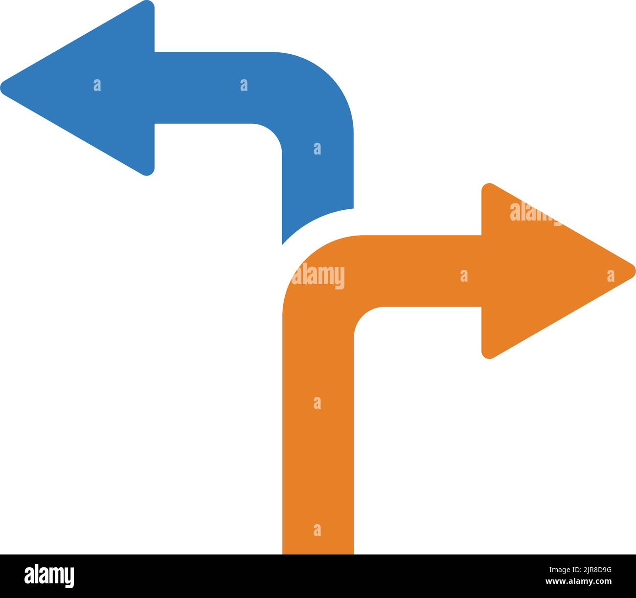 Direction path way icon hi-res stock photography and images - Alamy