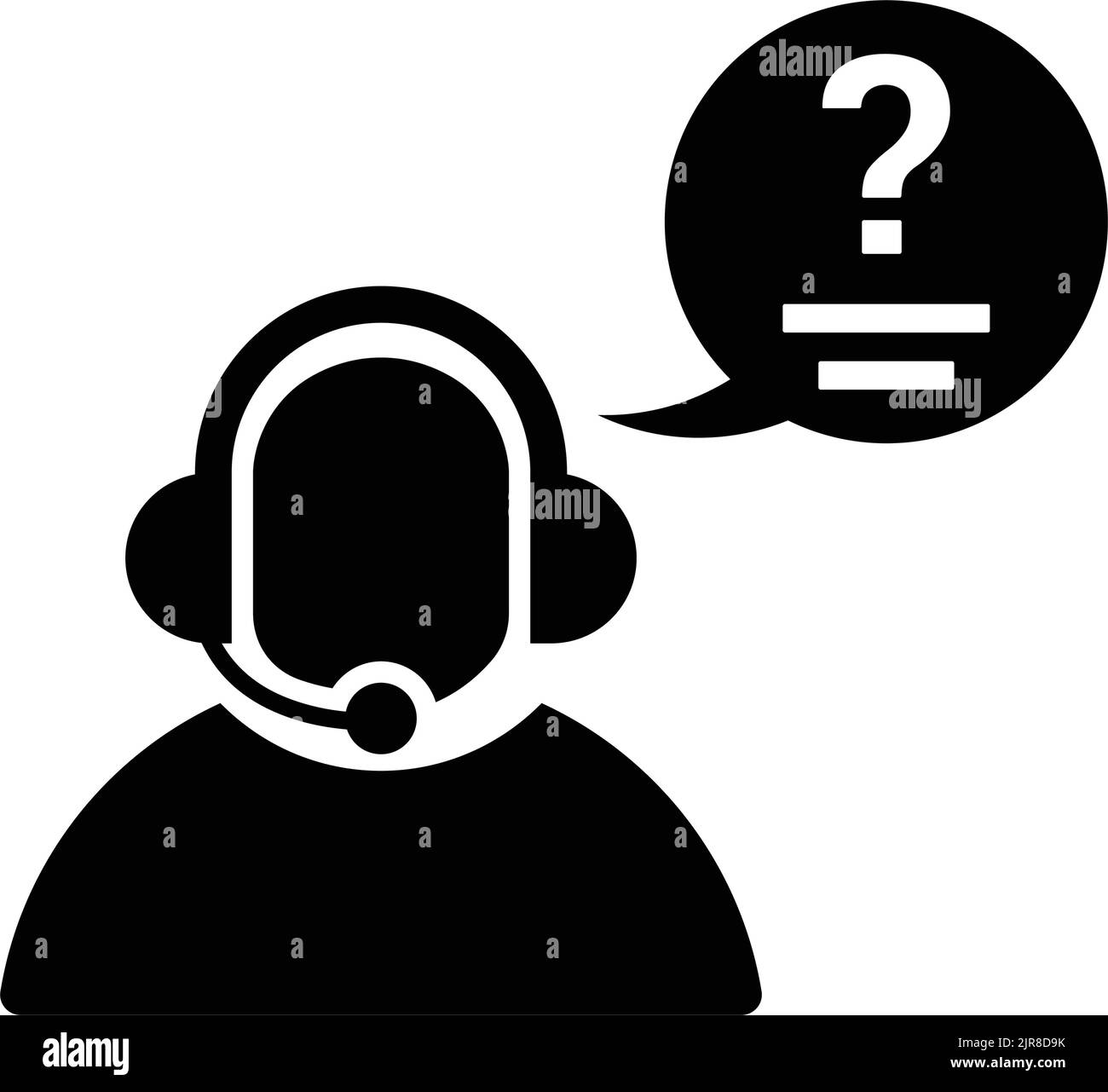 Customer support, enquiry icon - Use for commercial purposes, print ... Customer support, enquiry icon - Use for commercial purposes, print ...