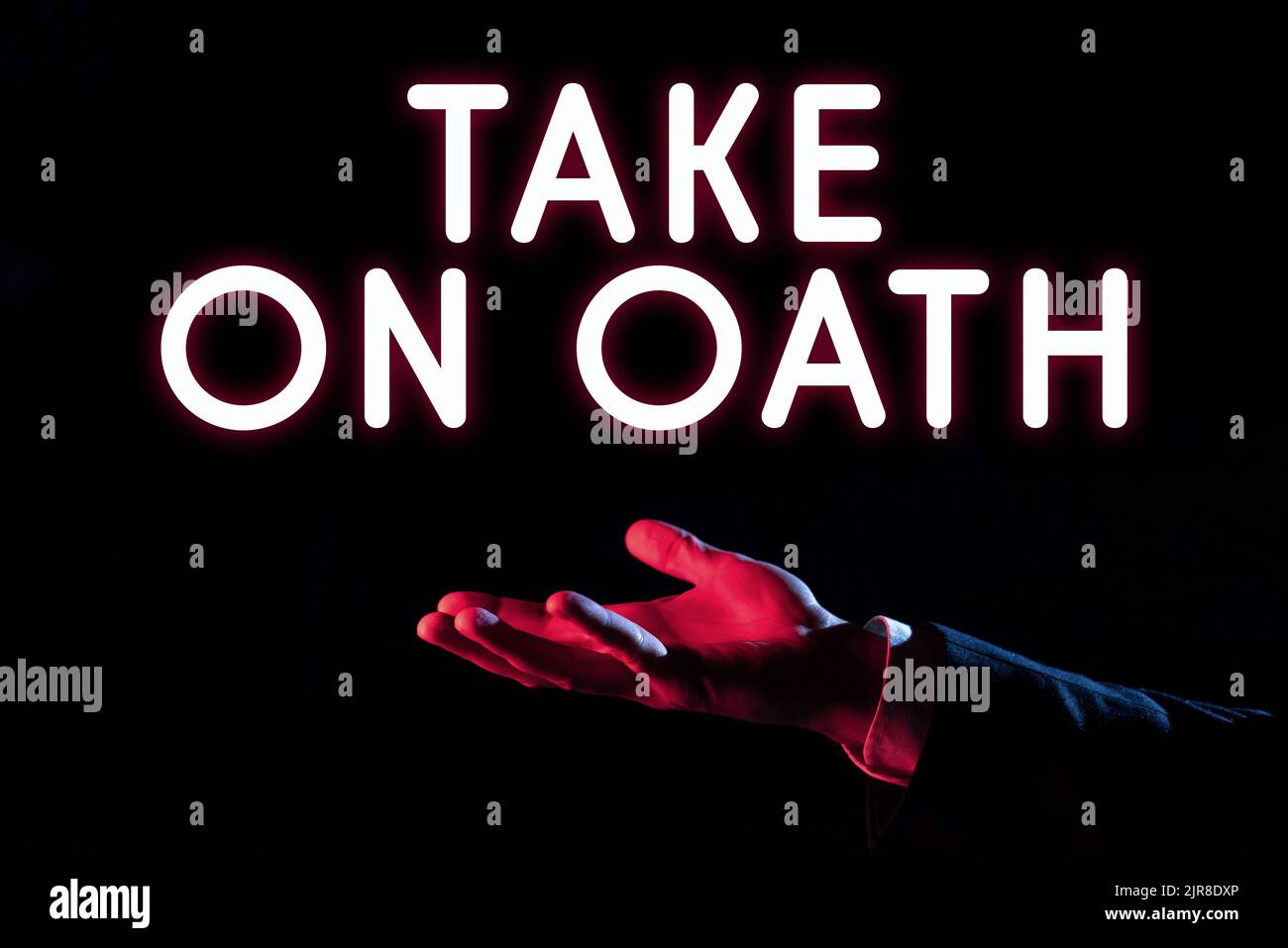 Inspiration showing sign Take On Oath. Internet Concept A solemn appeal ...