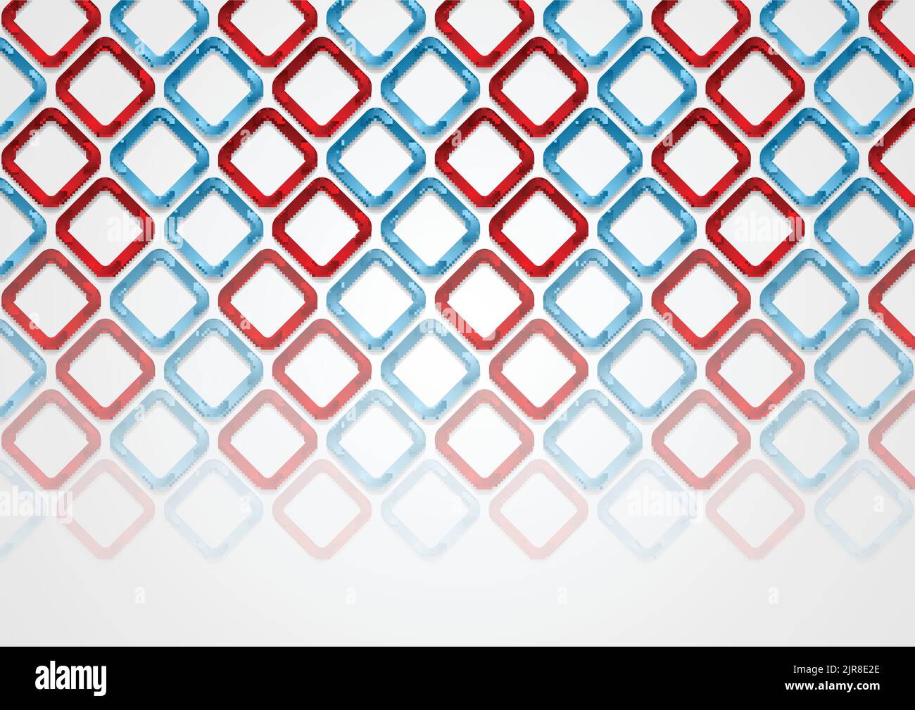 Red and blue squares abstract tech pattern background. Vector design Stock Vector Image & Art ...