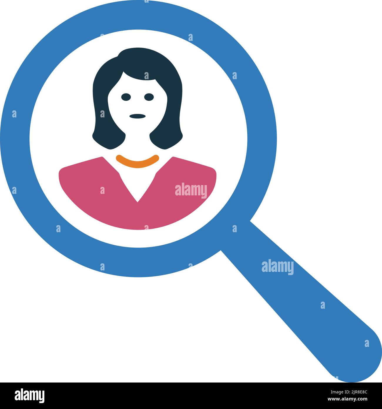 Female, search icon - Perfect use for designing and developing websites ...
