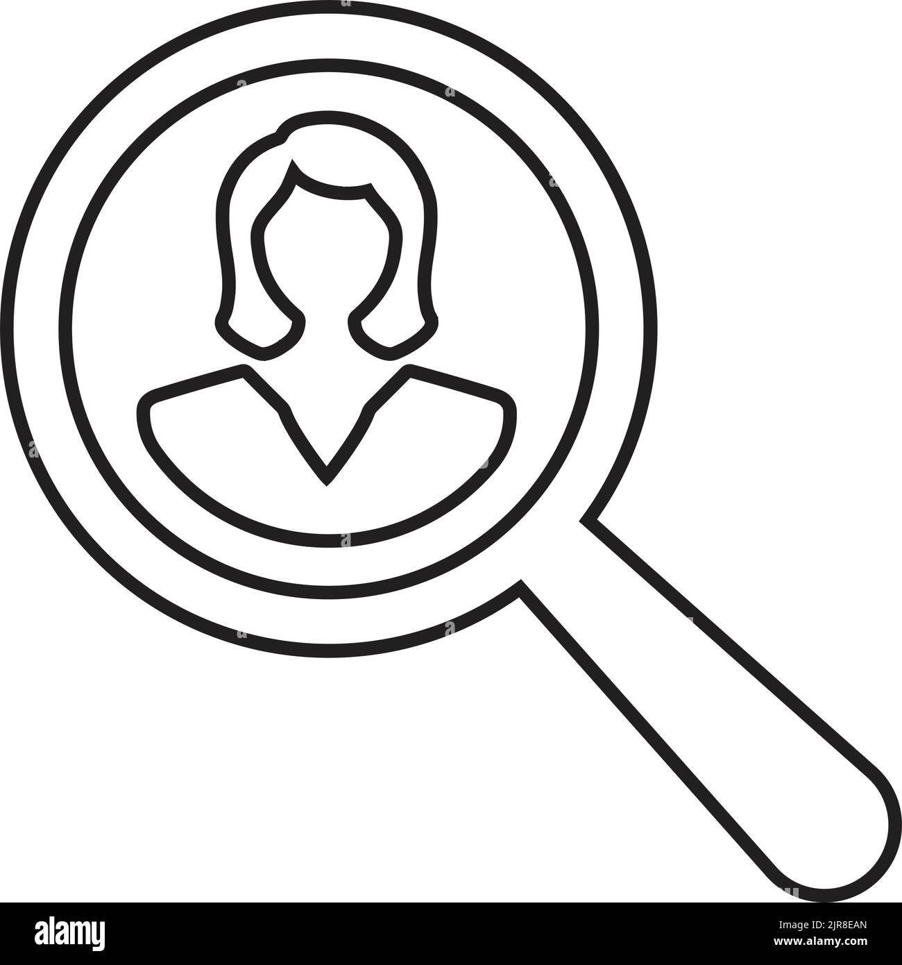 Female, search icon - Perfect use for designing and developing websites ...