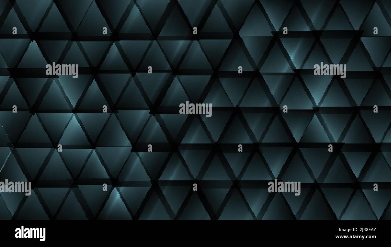 Dark blue abstract tech triangles polygonal background. Vector design ...