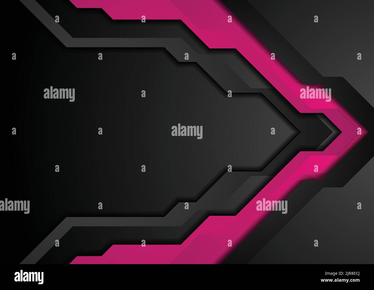 Purple and black tech abstract brochure background. Contrast vector ...