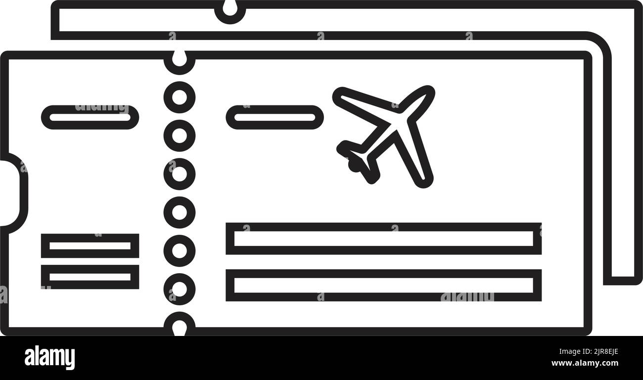 Flight, ticket icon - Vector EPS file. Perfect use for print media, web ...