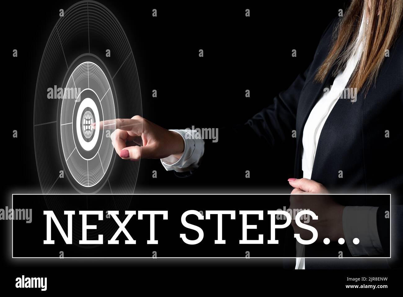 Hand writing sign Next Steps . Business showcase numper of process ...