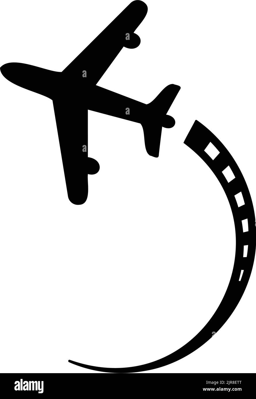 Flight, airplane icon - Vector EPS file. Perfect use for print media ...