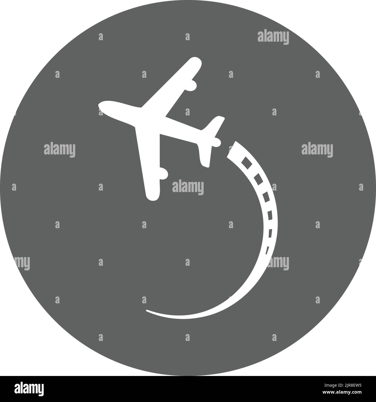 Flight, airplane icon - Vector EPS file. Perfect use for print media ...