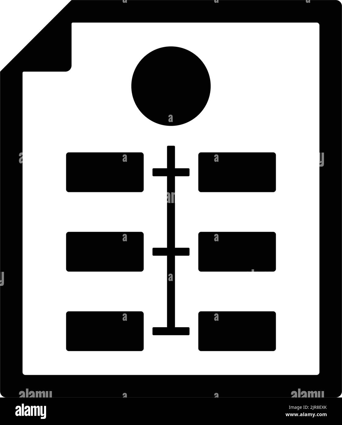 Flowchart Workflow Analytics Icon Vector Eps File Perfect Use For