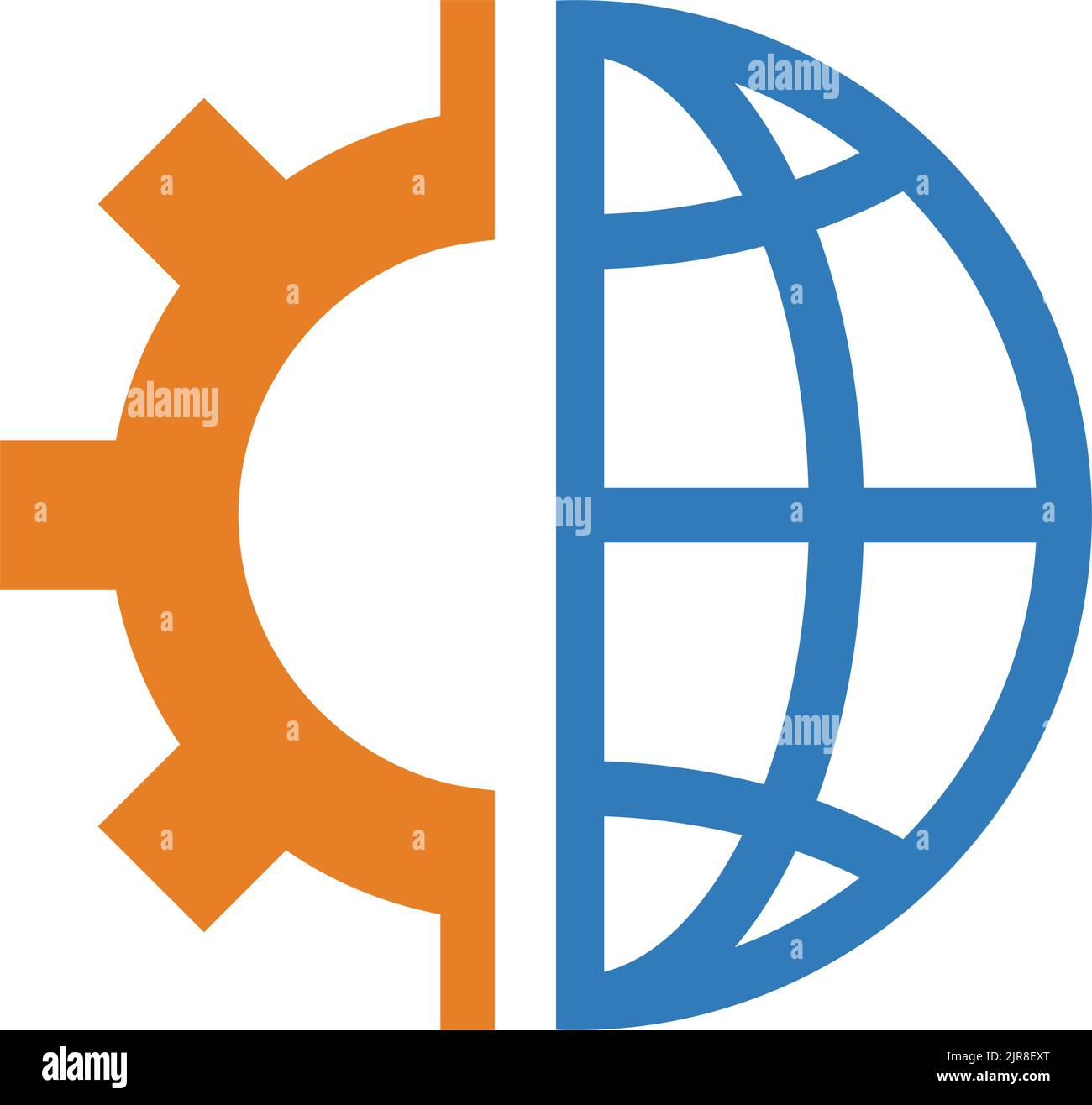 Global network Settings icon - Simple editable vector EPS file Stock Vector Image & Art - Alamy