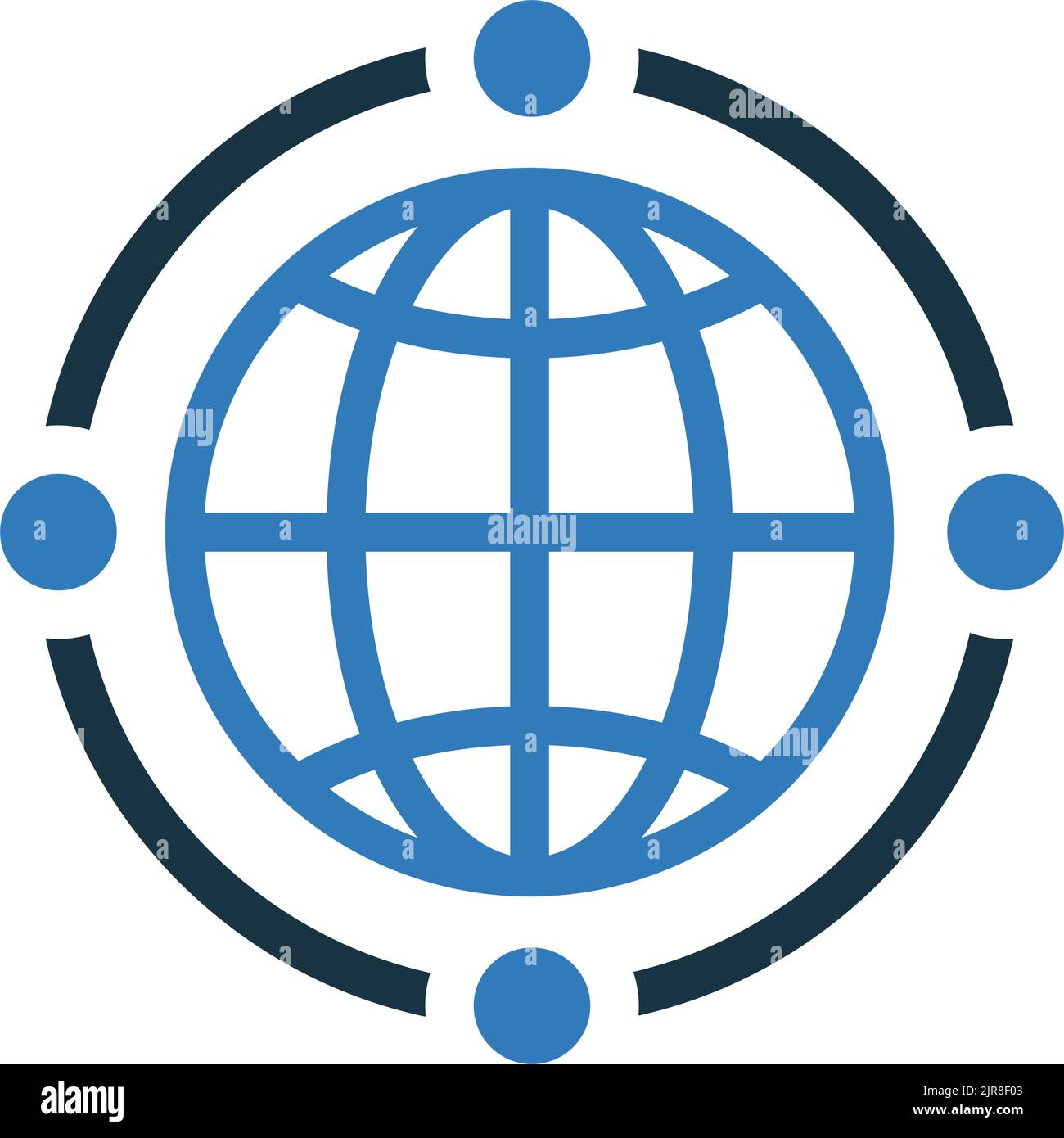 Global Communication Support Icon Simple Editable Vector Eps File Stock Vector Image And Art