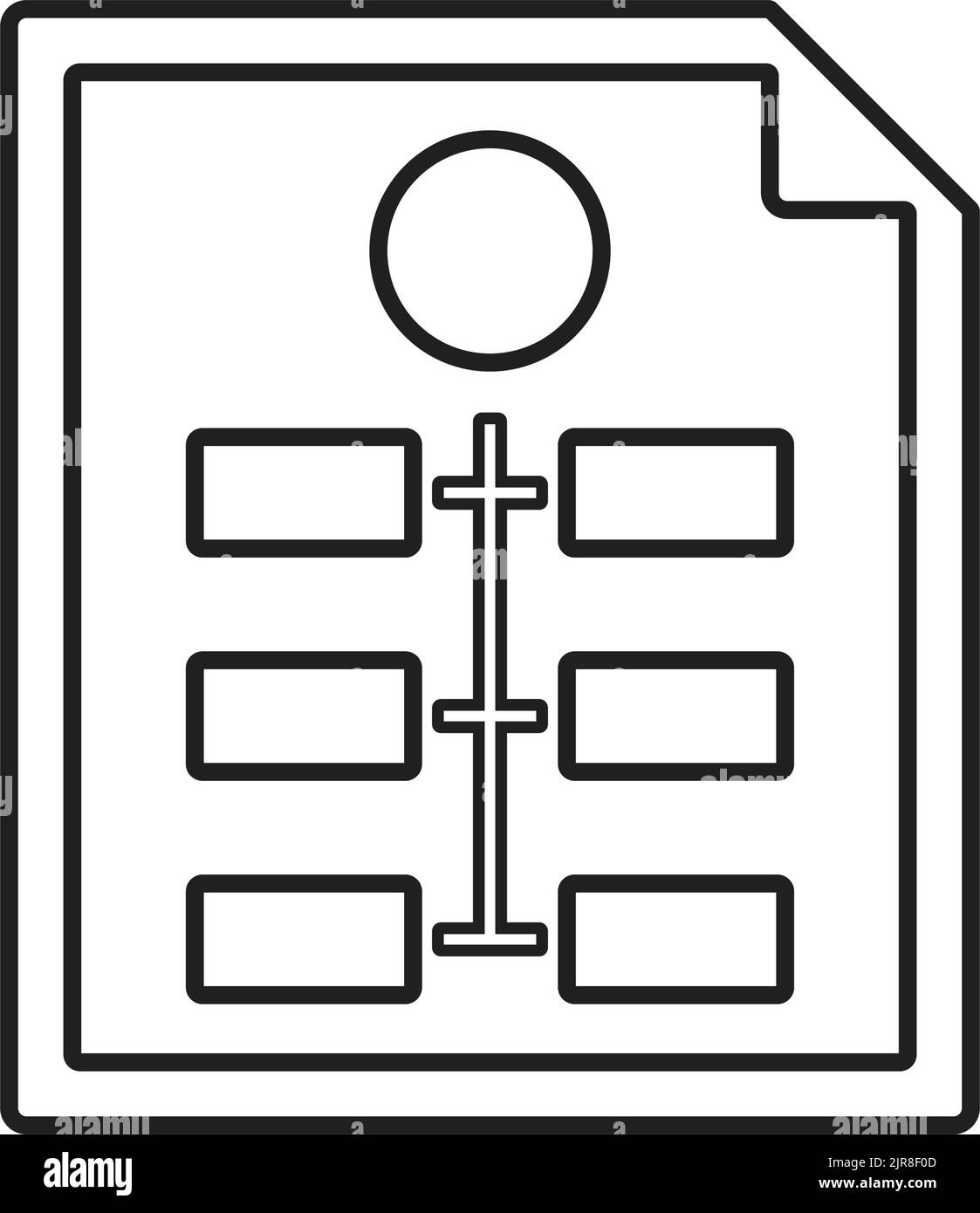 Flowchart Workflow Analytics Icon Vector Eps File Perfect Use For