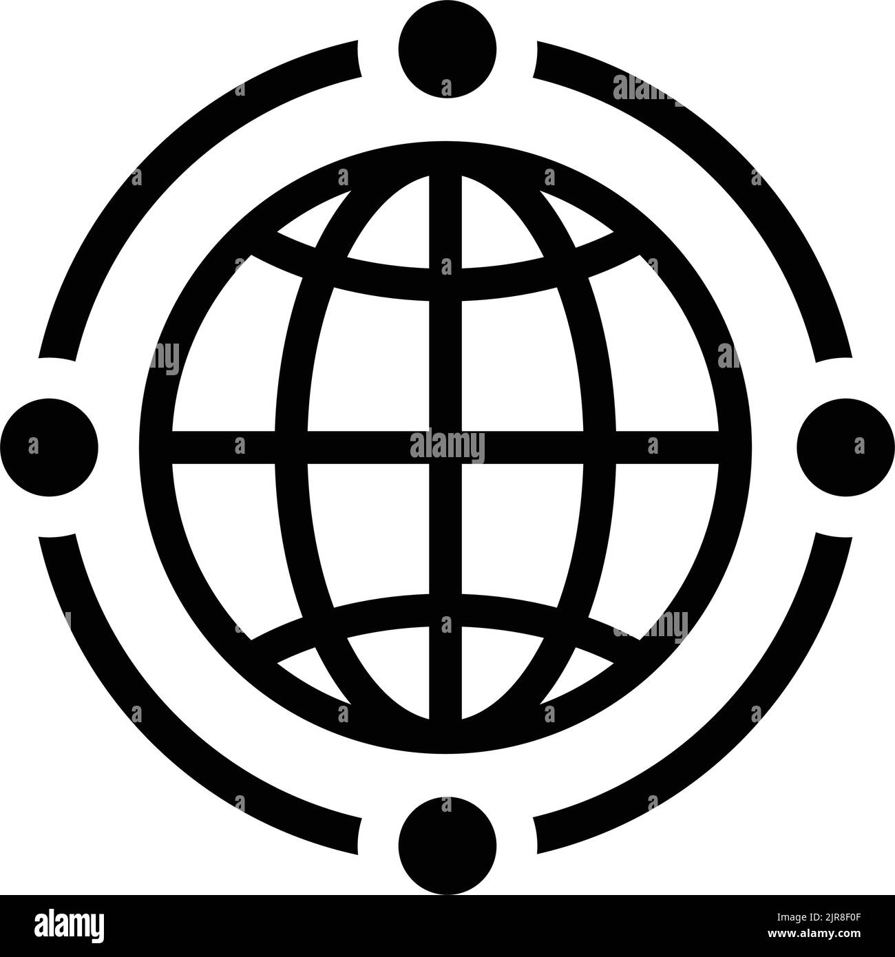 Global, communication, support icon - Simple editable vector EPS file ...