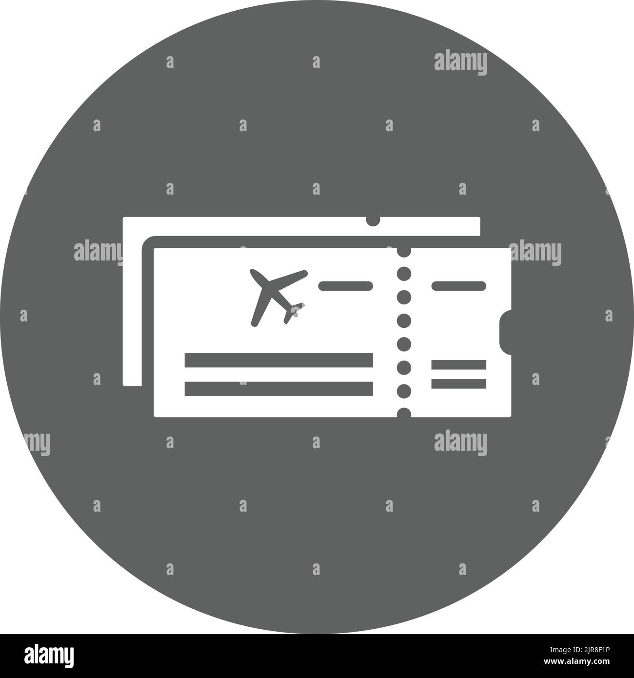 Flight, ticket icon - Vector EPS file. Perfect use for print media, web ...