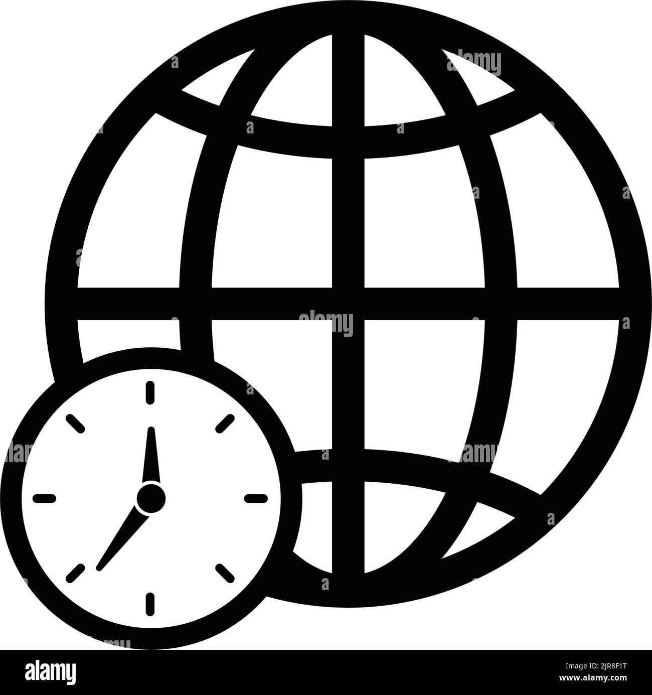Global, time, zone icon - Simple editable vector EPS file Stock Vector ...