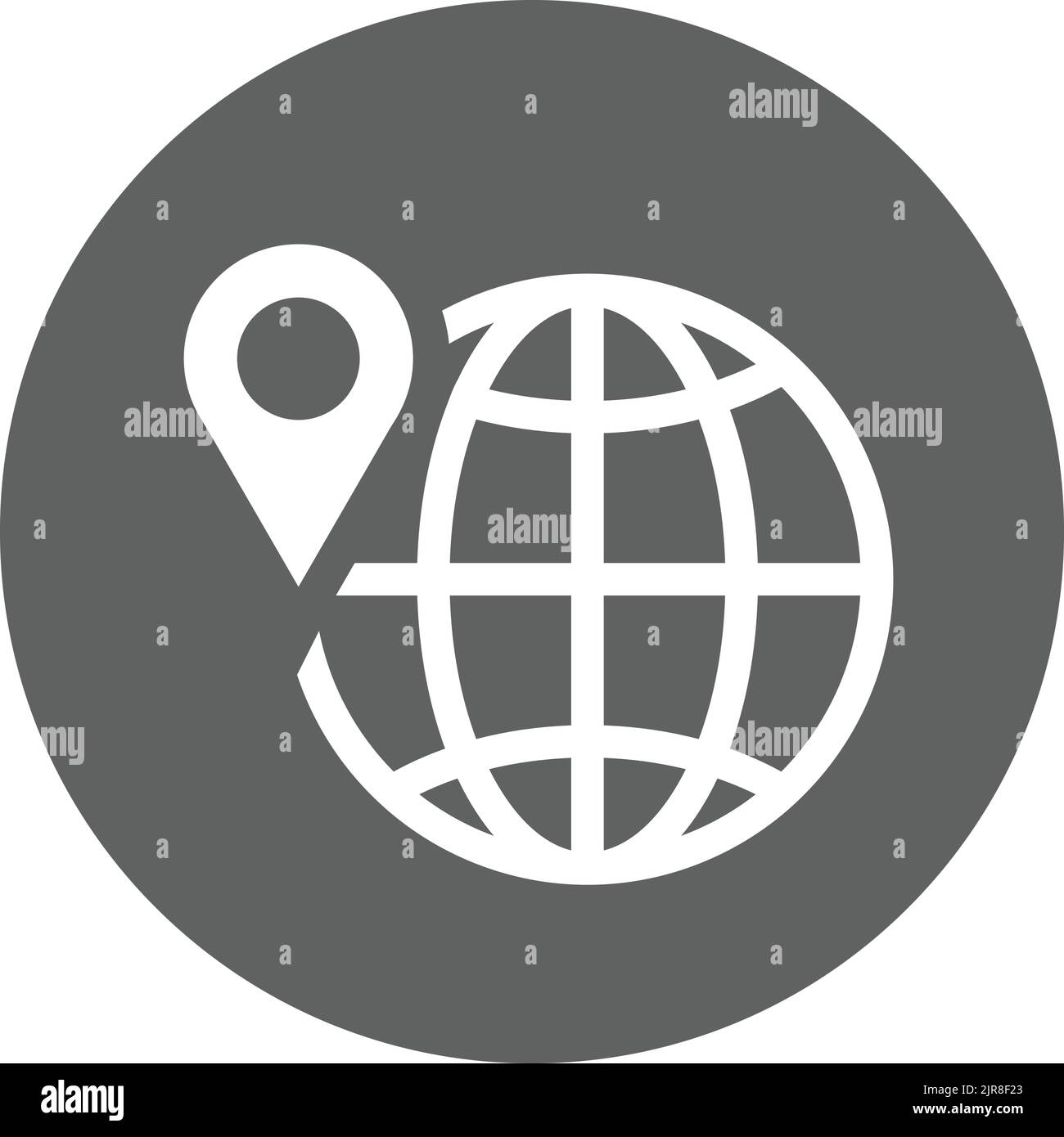 Global, location, gps, pin icon - Simple editable vector EPS file Stock ...
