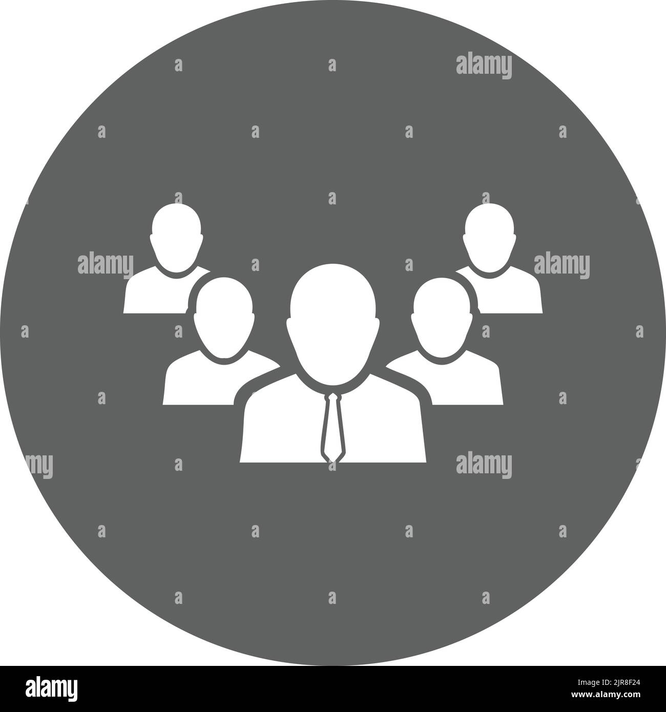 Group, manager, team leader icon - Simple editable vector EPS file ...