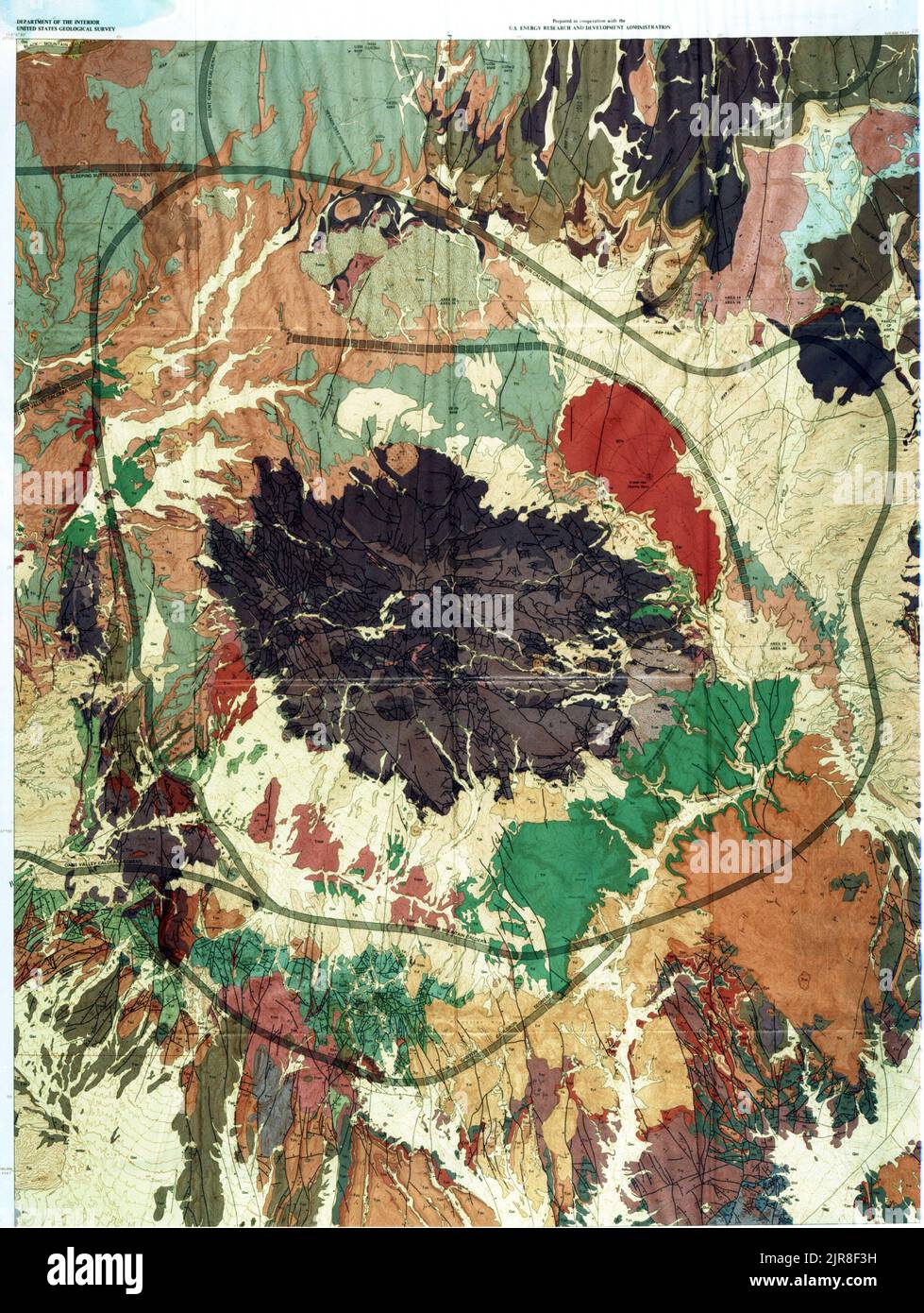 Nevada test site map hi-res stock photography and images - Alamy