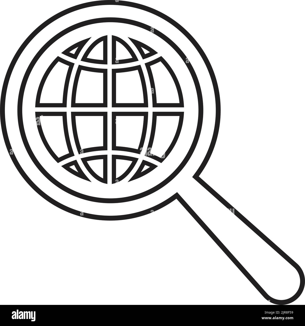 Global Network Connection Icon Simple Editable Vector Eps File