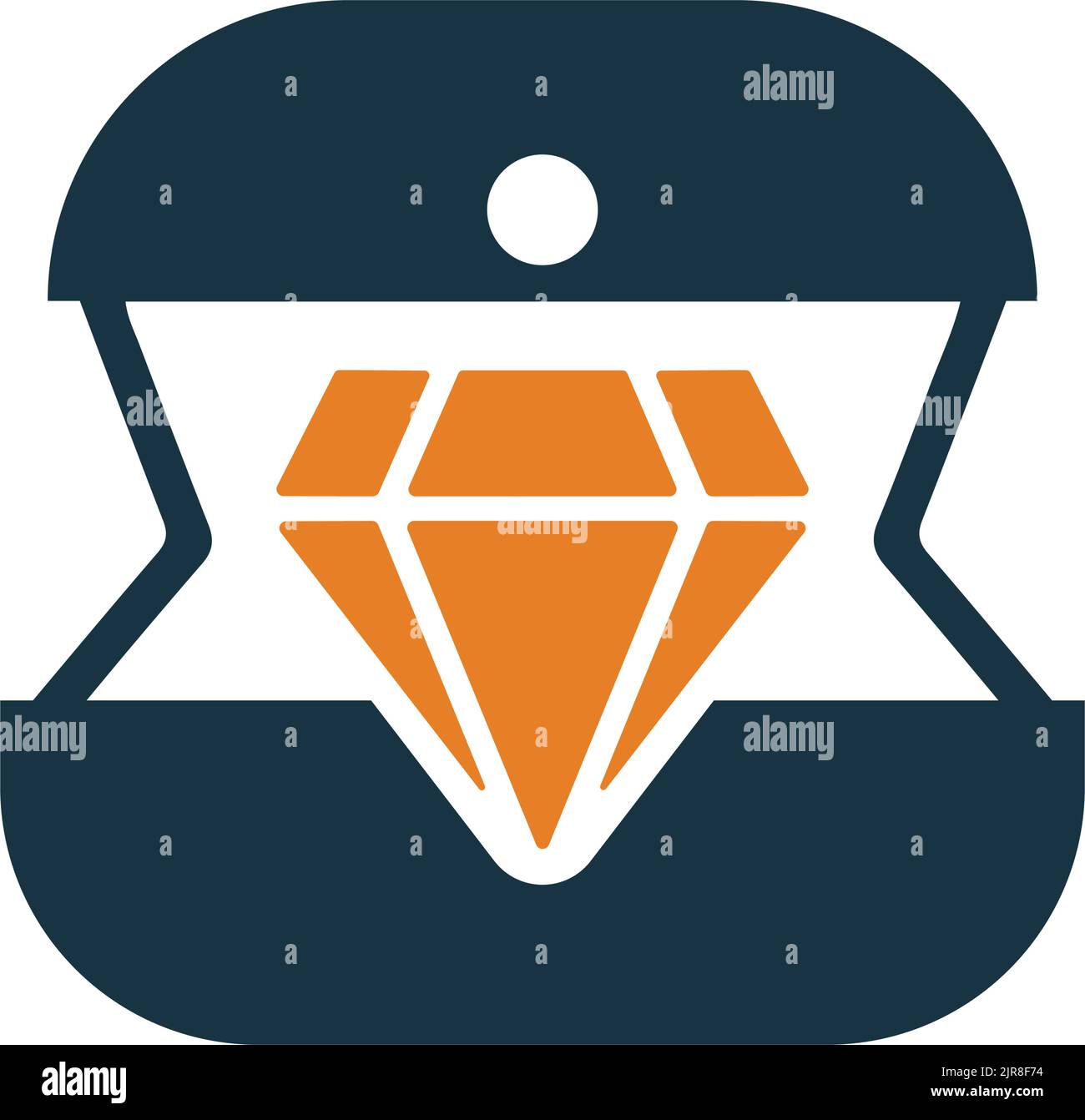 Gem, gemstone, jewelry icon - Simple editable vector EPS file Stock ...