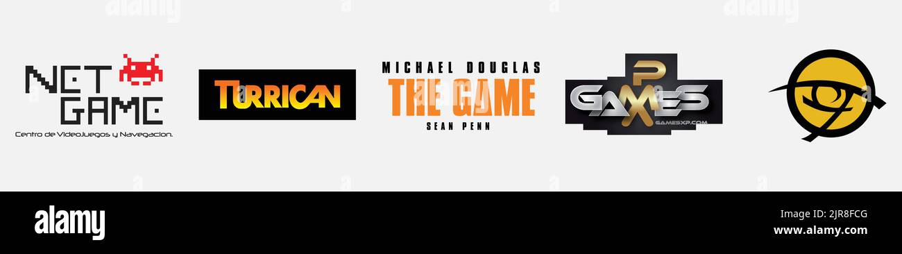 Set of watch logos Stock Vector Images - Alamy