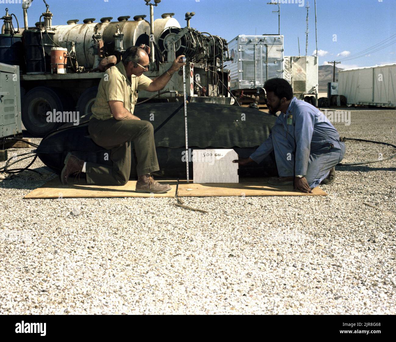 Fuel storage tank underground hi-res stock photography and images - Alamy