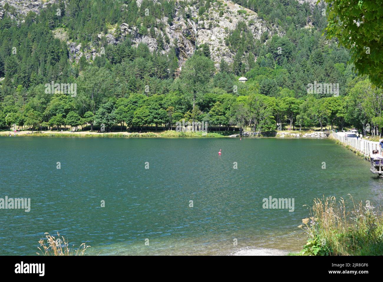 Lake of the spa resort of Panticosa province of Huesca,Aragon,Spain ...