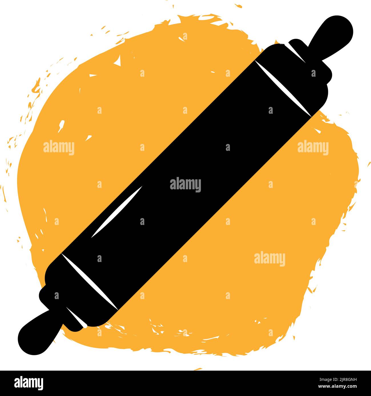 rolling pin kitchen Stock Vector Image & Art - Alamy