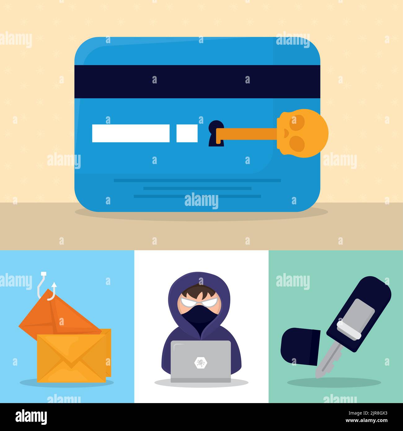 cyber fraud icon collection Stock Vector Image & Art - Alamy