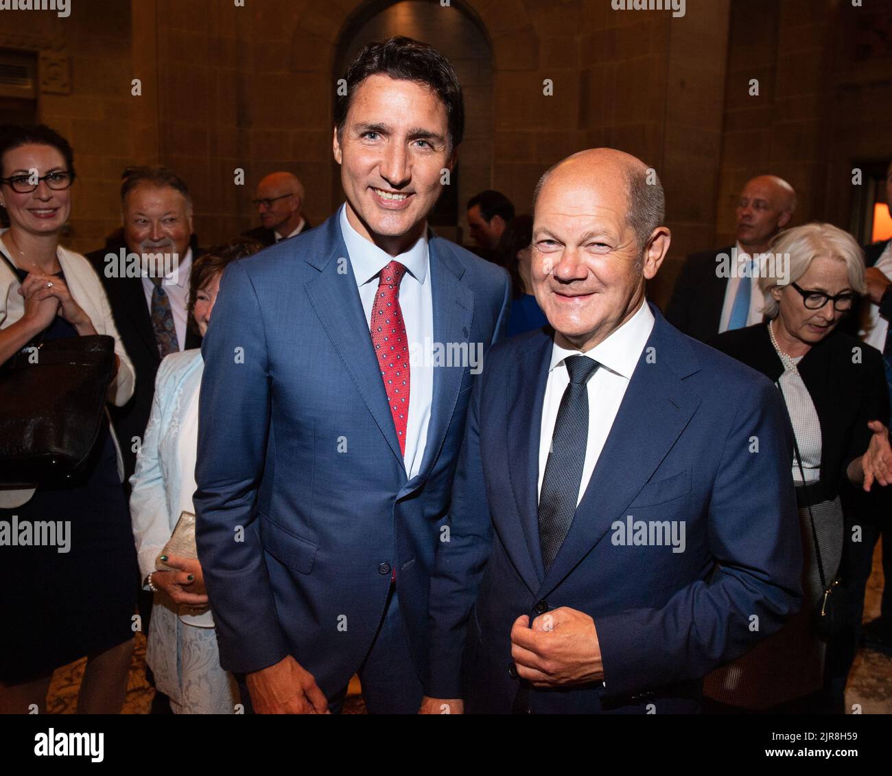 Toronto, Canada. 22nd Aug, 2022. Prime Minister Justin Trudeau and ...