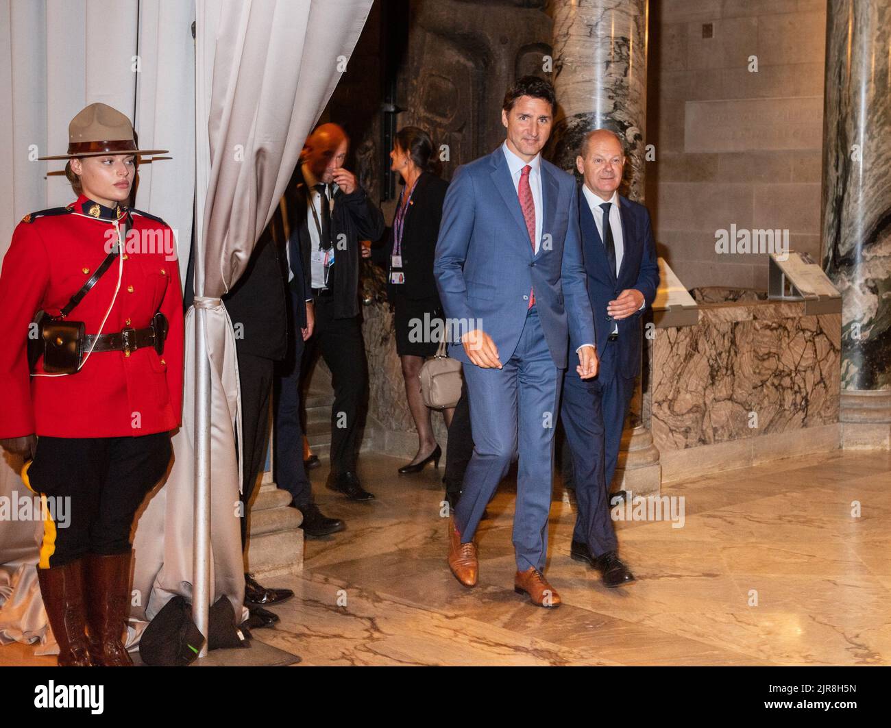 Toronto, Canada. 22nd Aug, 2022. Prime Minister Justin Trudeau and ...