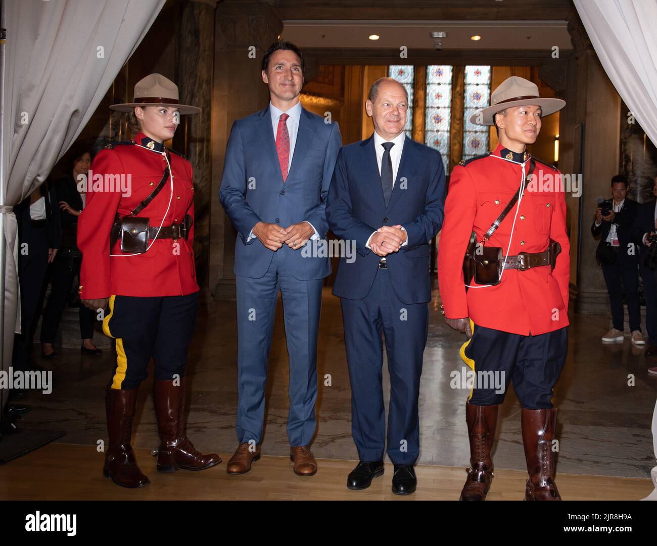 Toronto, Canada. 22nd Aug, 2022. Prime Minister Justin Trudeau and ...