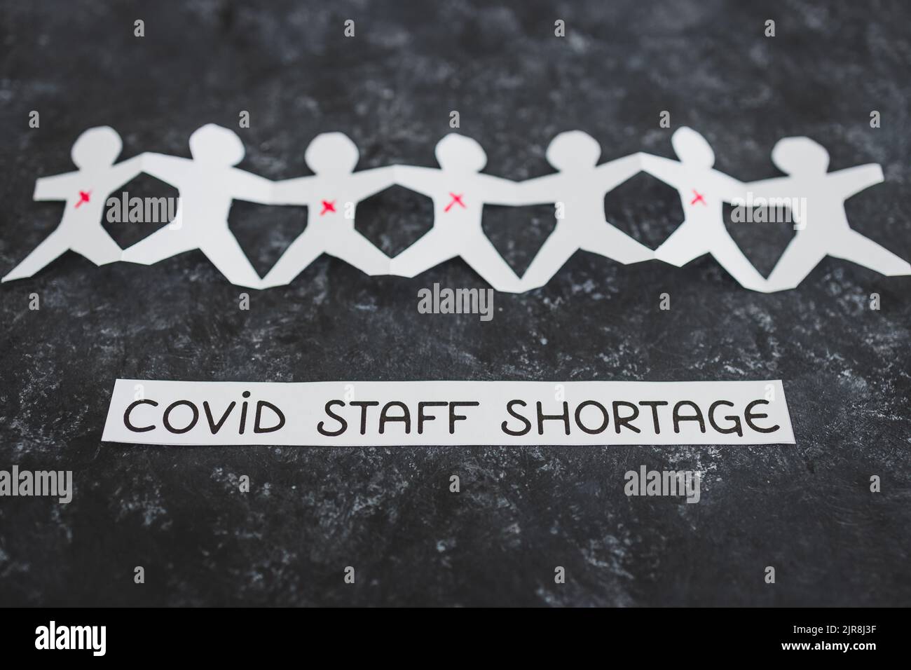 staff shortages and business struggling after the pandemic conceptual ...