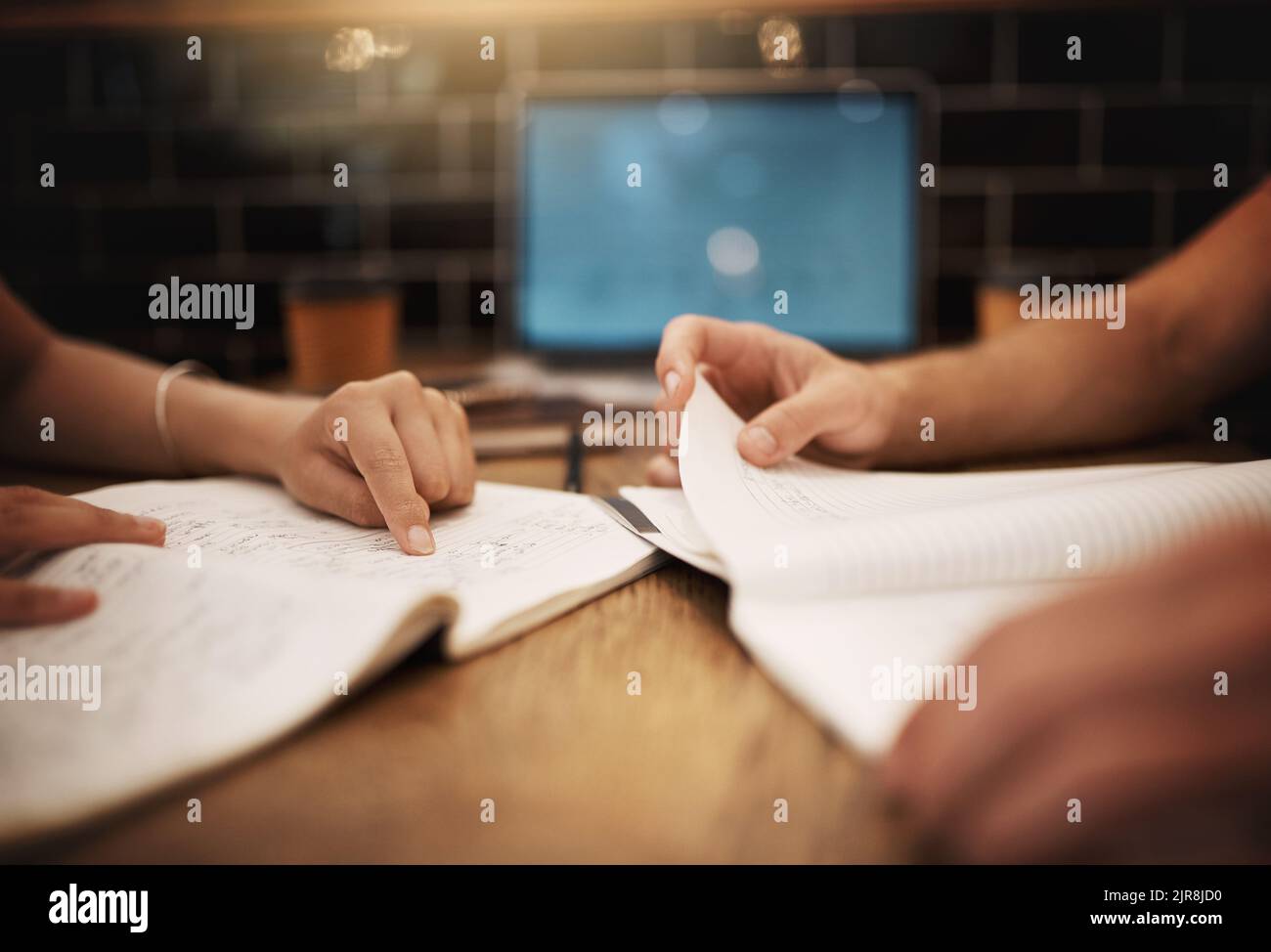 Theyve got a lot to get through. two unrecognizable students having a ...