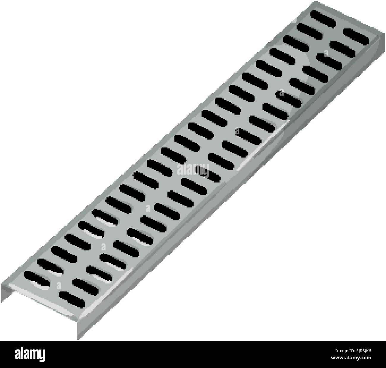 water drainage grate cartoon vector illustration Stock Vector Image ...
