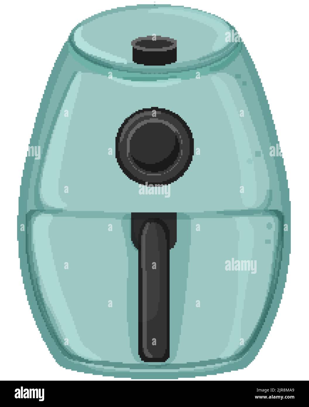 cooking fryer air cartoon vector illustration Stock Vector Image & Art ...