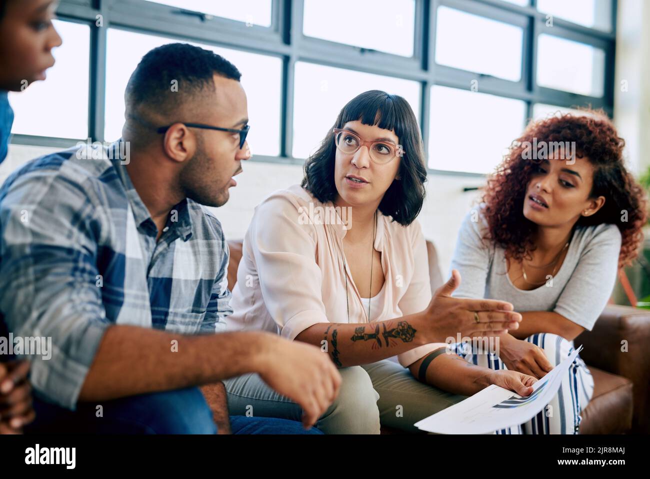 Building a business with hard work and teamwork. a group of colleagues ...