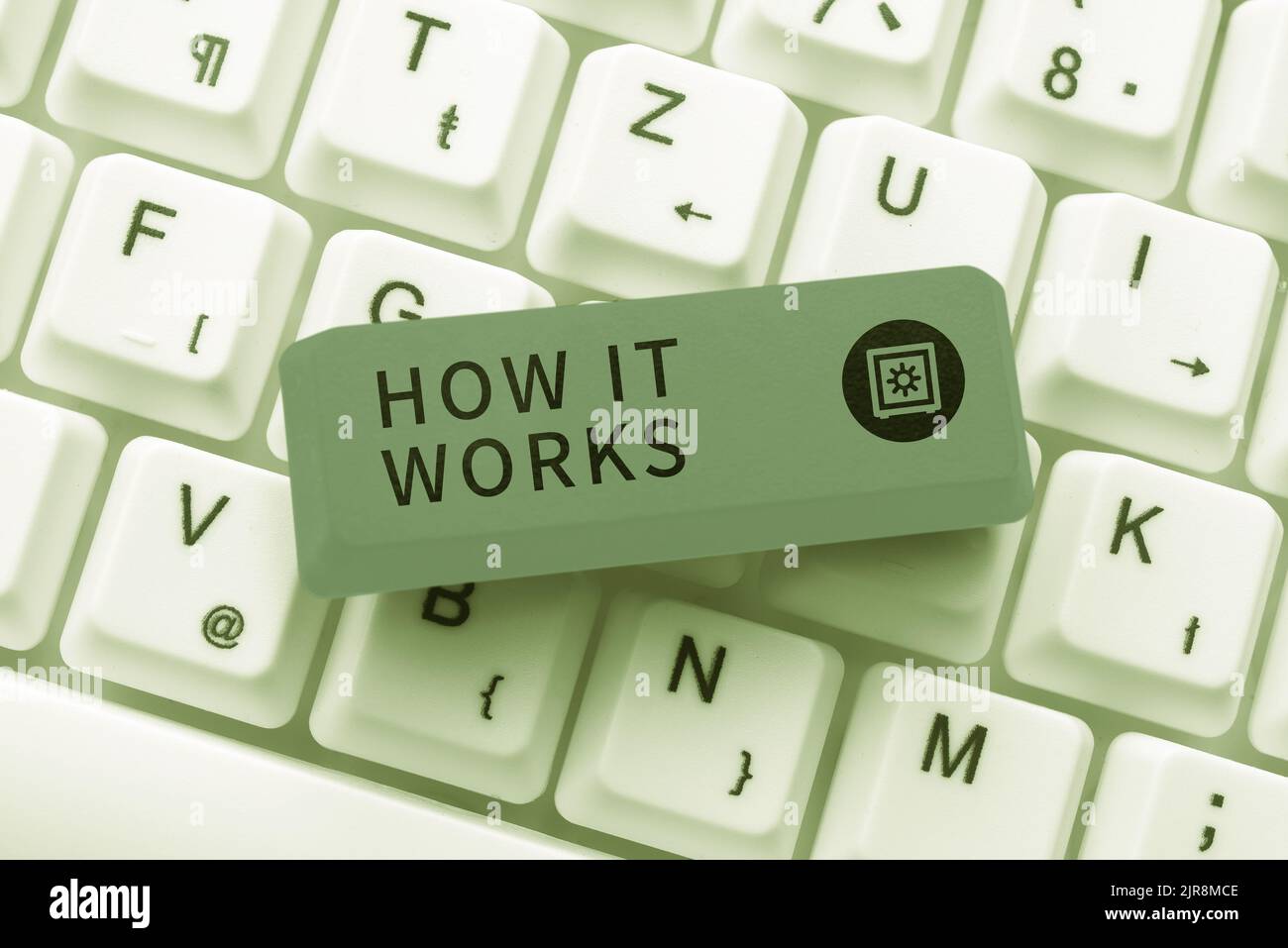 Writing displaying text How It Works. Conceptual photo Used to asked ...