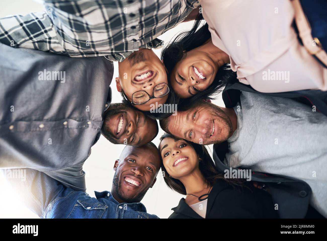 Put your heads together hi-res stock photography and images - Alamy