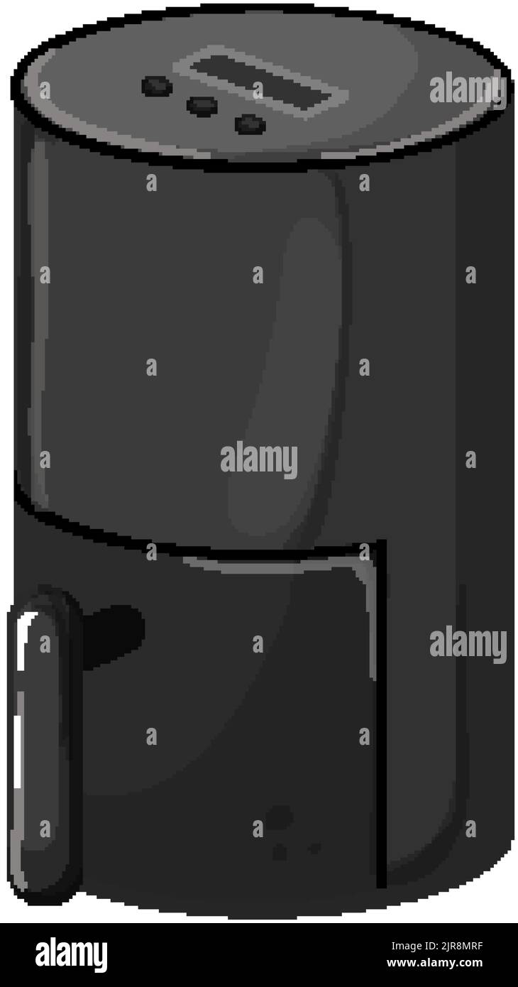 machine fryer air cartoon vector illustration Stock Vector Image & Art ...