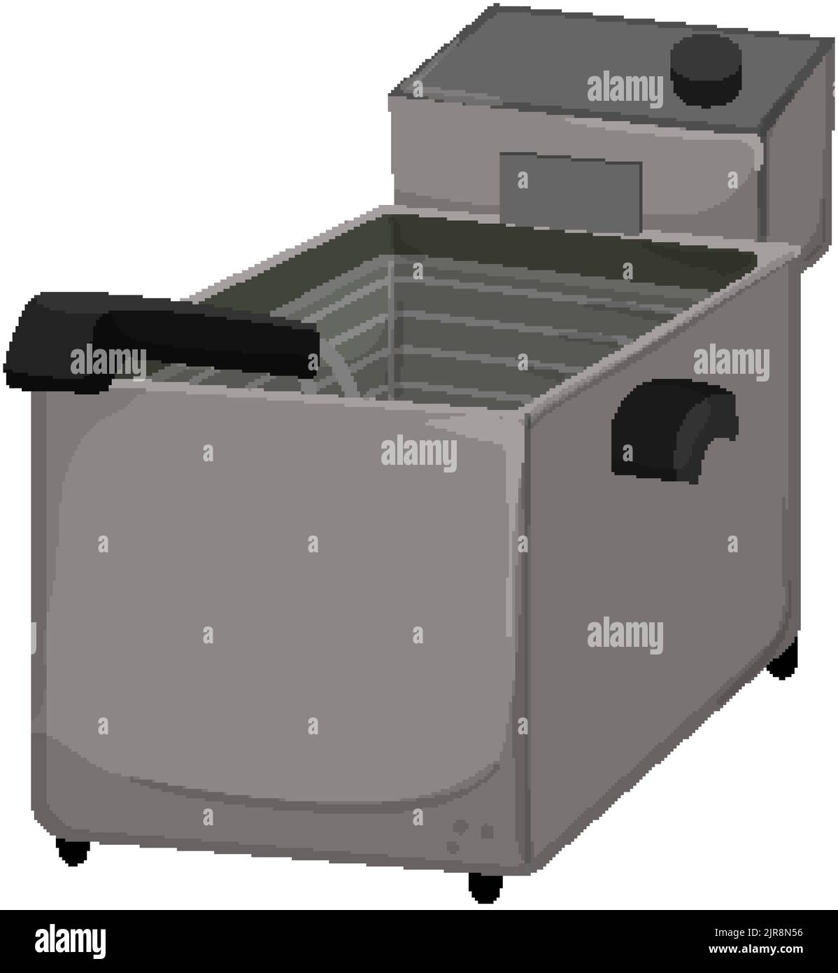 healthy fryer air cartoon vector illustration Stock Vector Image & Art ...