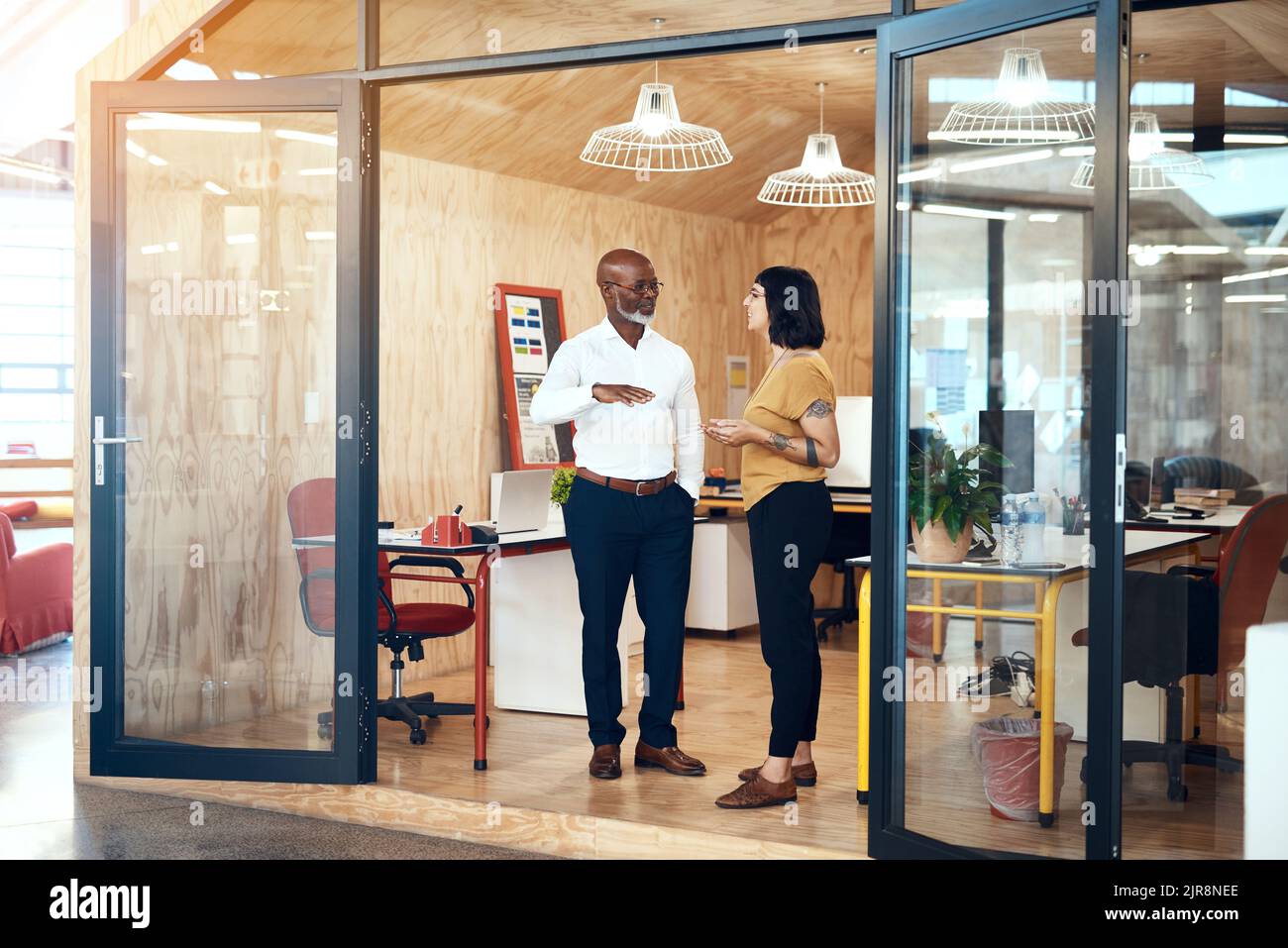 We always come up with brilliant ideas together. Full length shot of ...