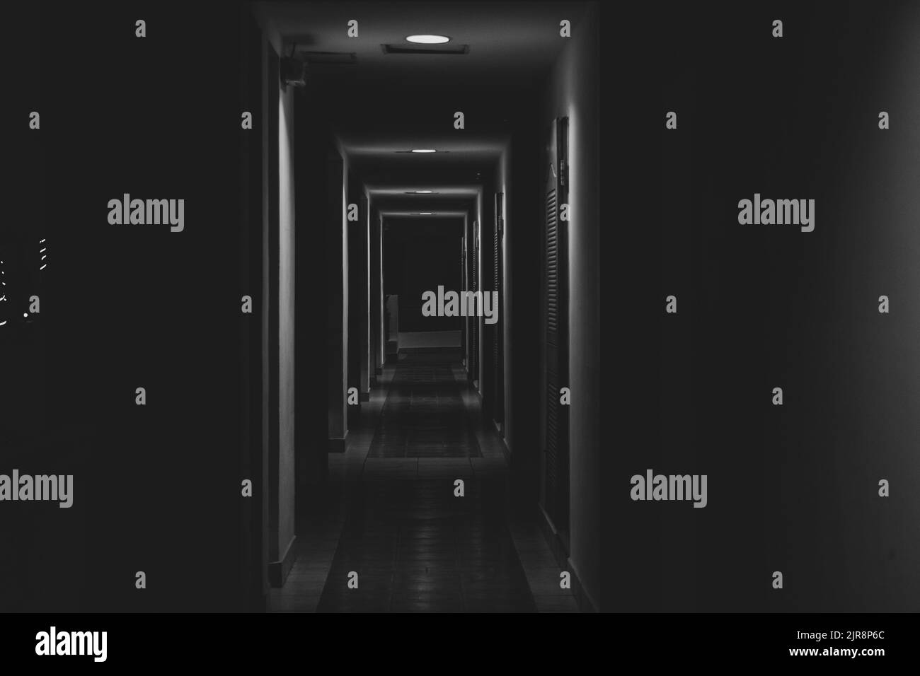 Corridor in abandoned house hi-res stock photography and images - Alamy