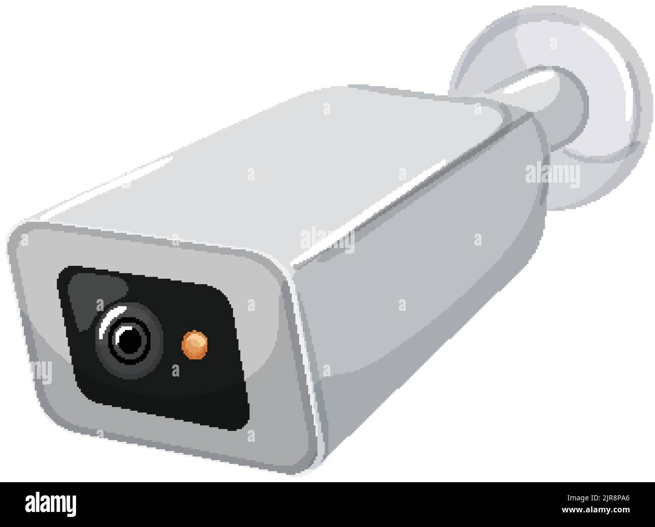 system security camera cctv cartoon vector illustration Stock Vector ...