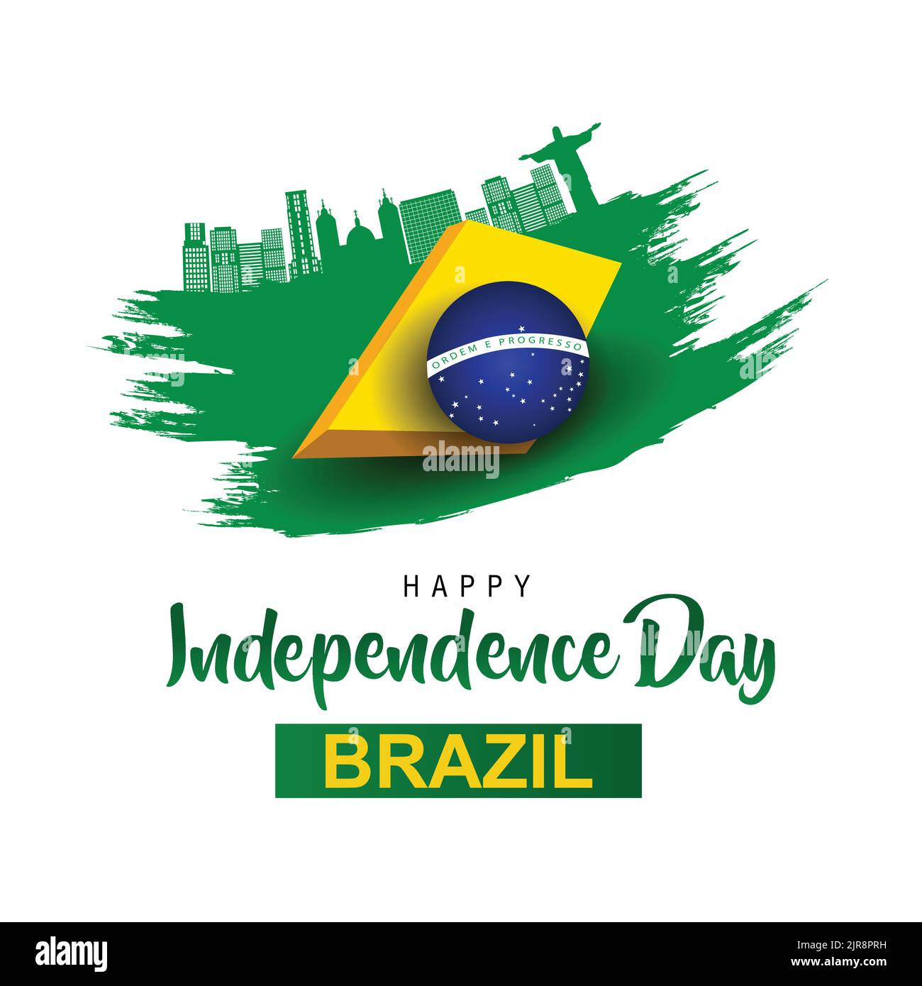 Independence of brazil Stock Vector Images - Alamy
