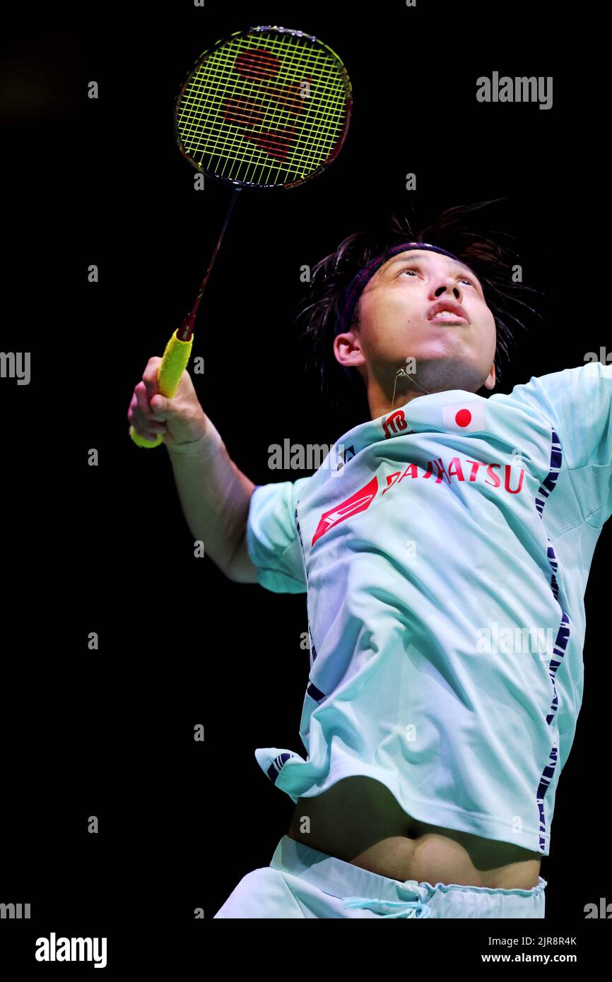 Kodai Naraoka (JPN), AUGUST 22, 2022 - Badminton : TotalEnergies BWF ...