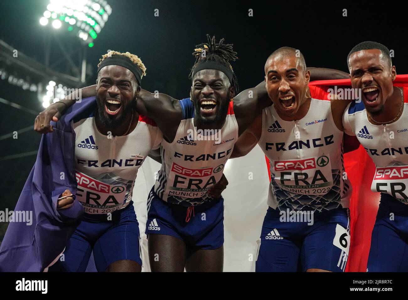 France men olympic relay team hi-res stock photography and images - Alamy