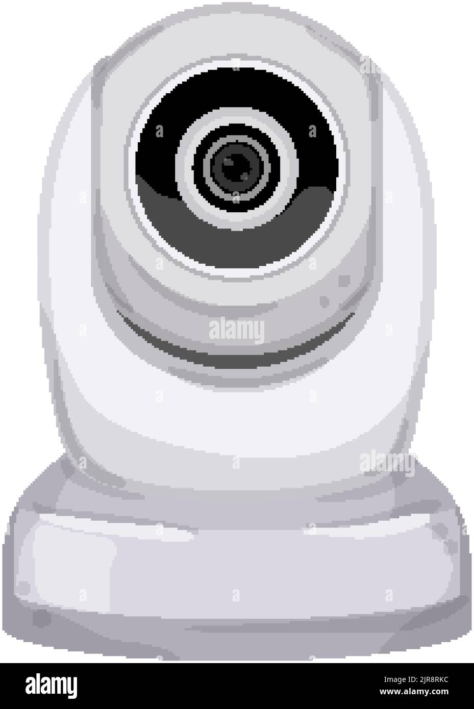 spy security camera cctv cartoon vector illustration Stock Vector Image ...